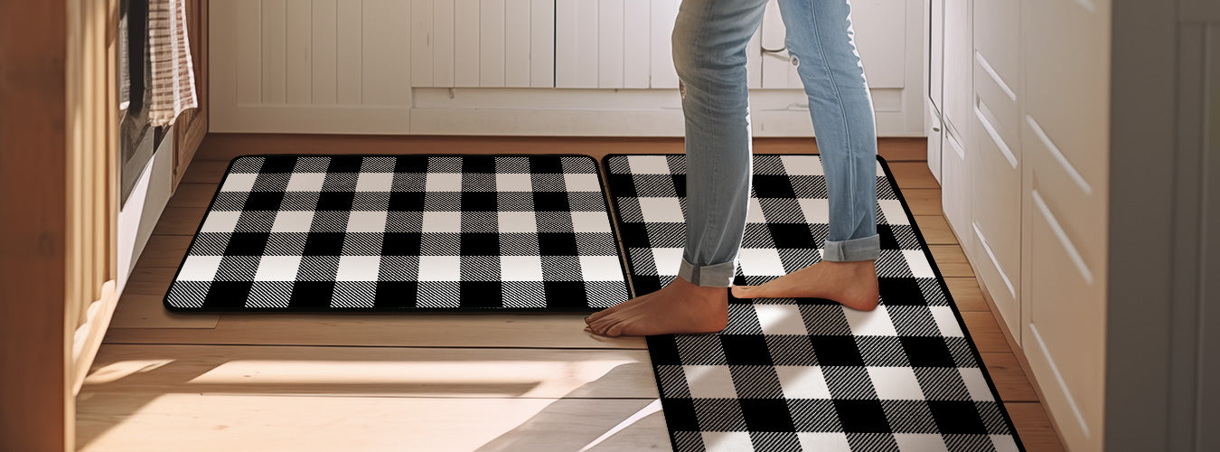 Budget-Friendly Kitchen Makeovers: How a Checkered Mat Can Make All the ...