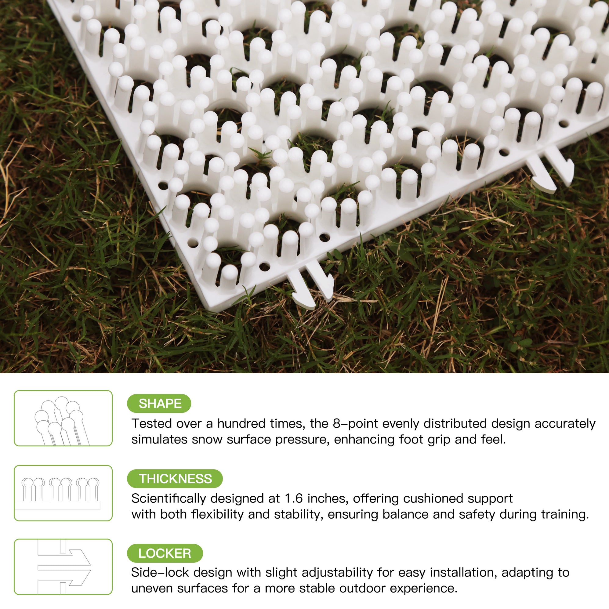 [In Stock] Matace Snowboard Training Mat Set for Off Snow Practice ...