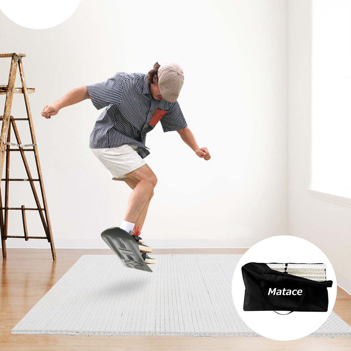 [In Stock] Matace Snowboard Training Mat Set for Off Snow Practice ...